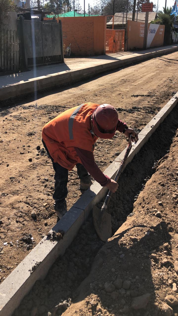 Obra Los Pinos comuna Tiltil – construccion y obras viales